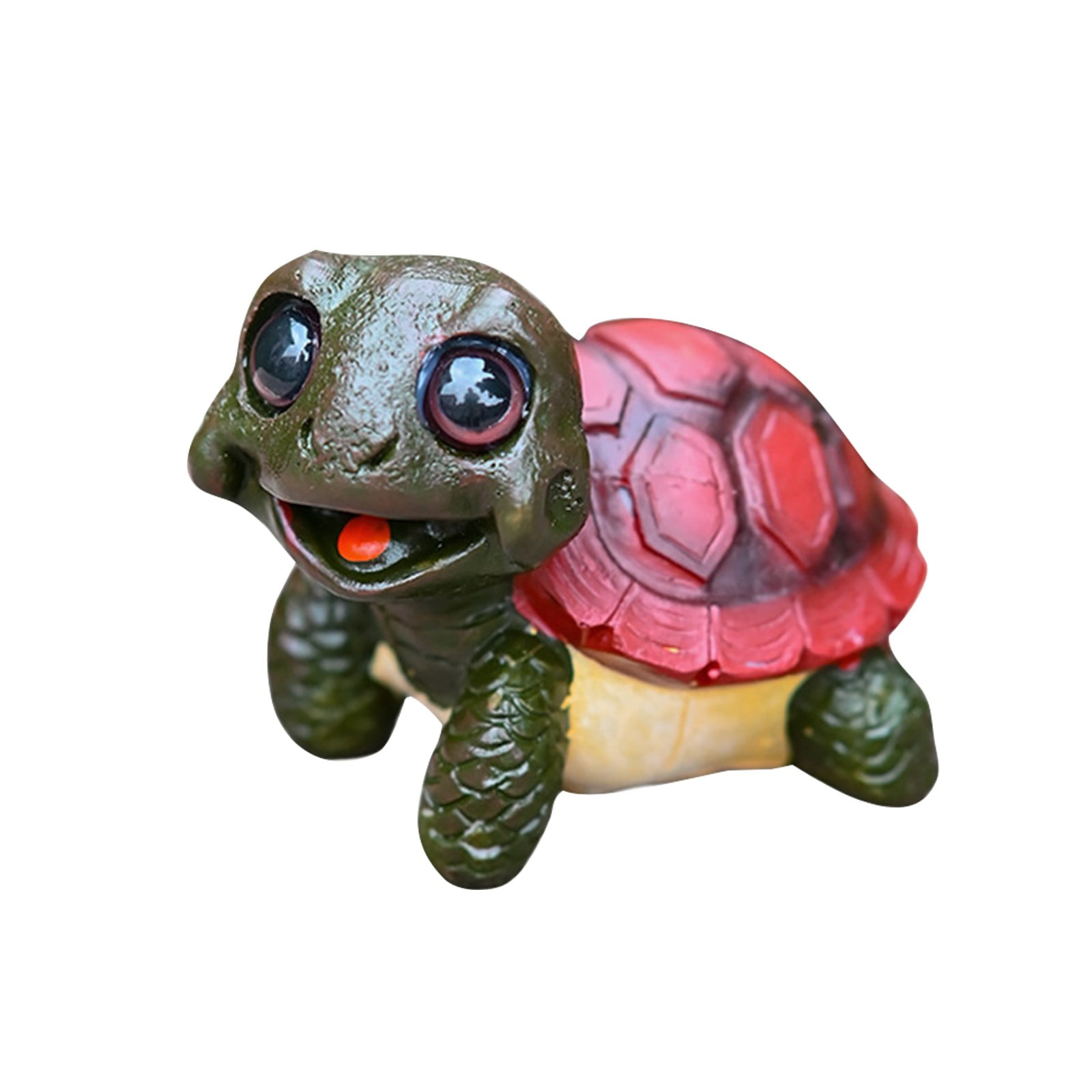 Adorable Resin Turtle Figurine Hand-Painted Garden Statue Perfect for ...