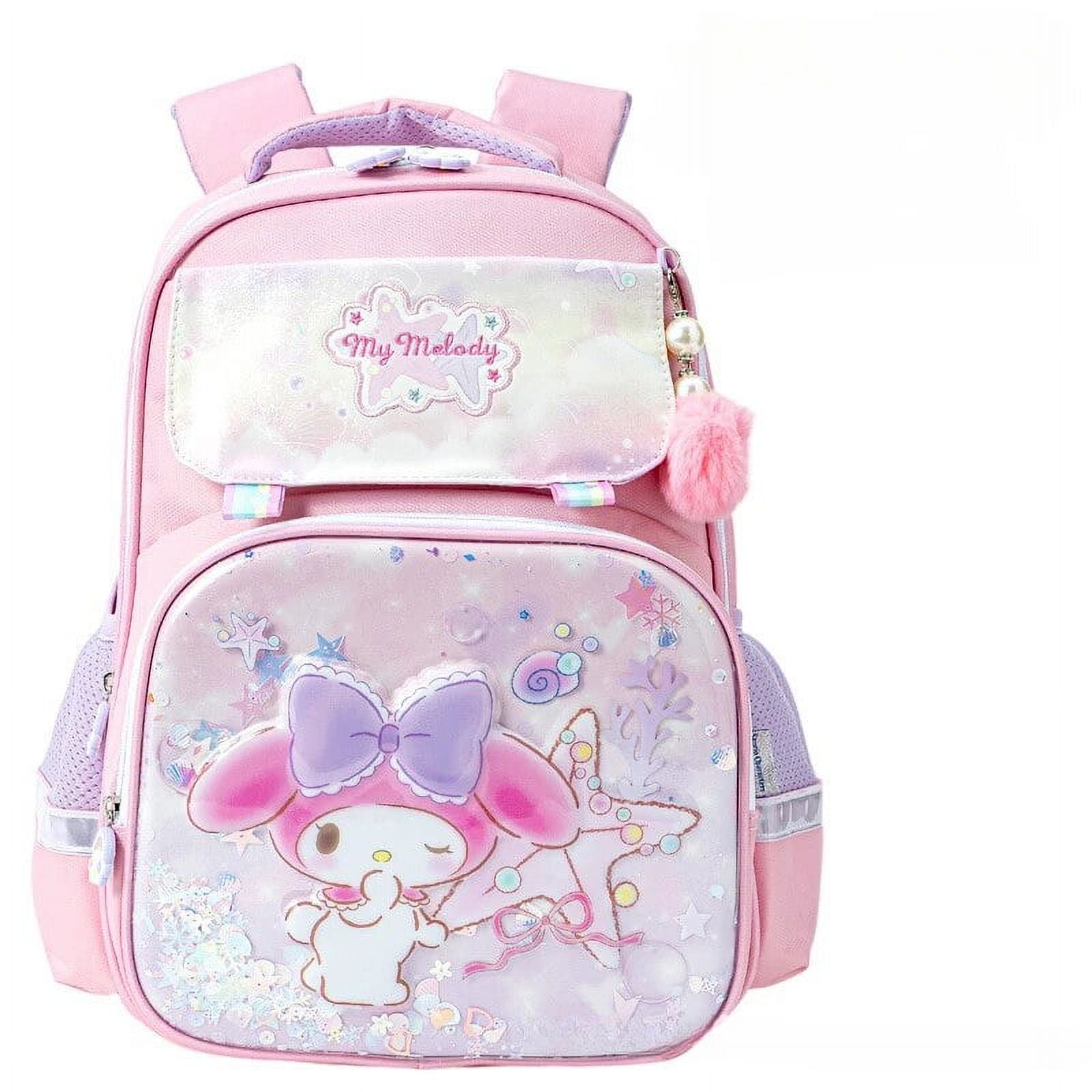 Adorable Sanrio School Backpack featuring Hello Kitty & Cinnamoroll ...