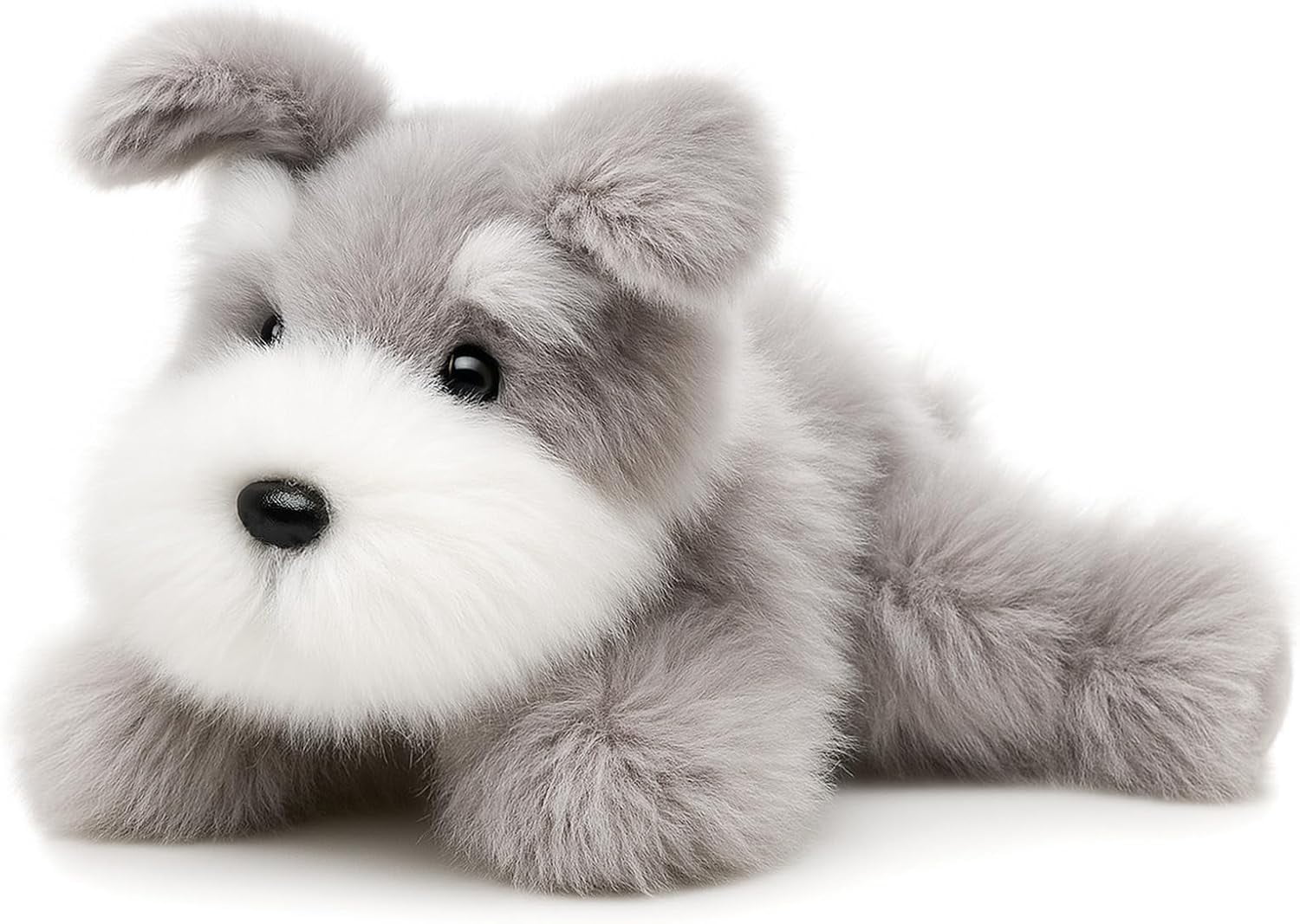 Adorable Schnauzer Dog Stuffed Animal Soft Plush Toy Cute Birthday for ...