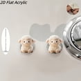 Adorable Sheep-Patterned Toilet Flush Buttons - 2pcs Decorative and ...