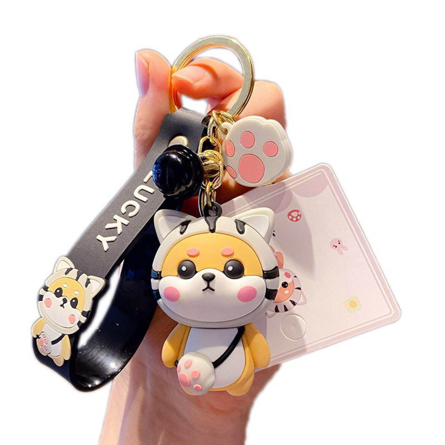 Adorable Shiba Inu Charms Pendant for Bags Backpacks Cute Keychains ...