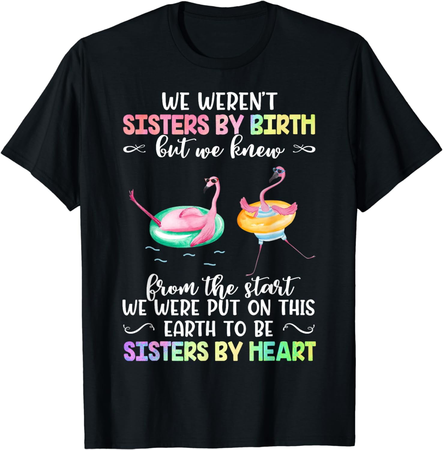 Adorable Sister by Heart Design for Sibling Love and Bondin T-Shirt ...