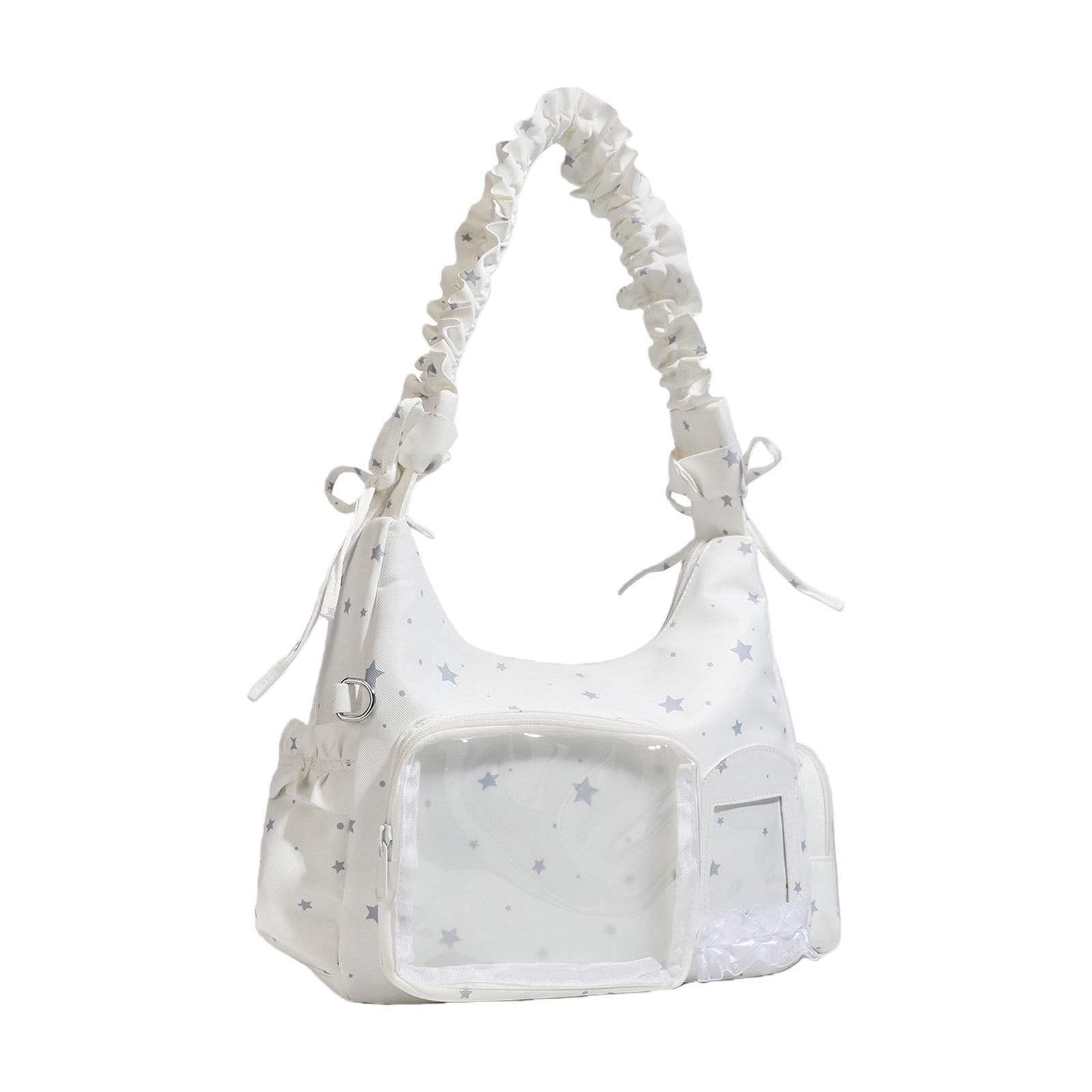 Adorable Small Shoulder Bag Themed With Star Print Lightweight Nylon ...