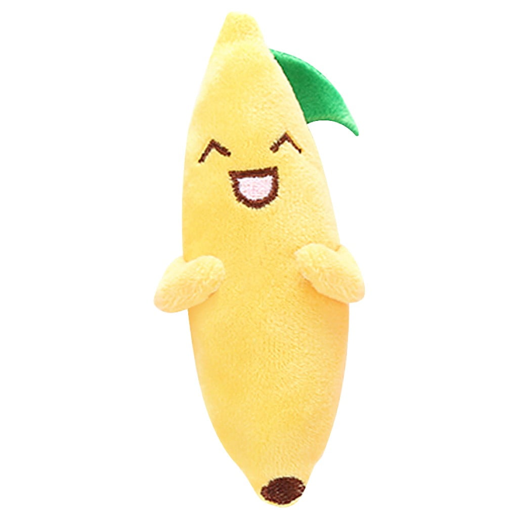 Adorable Smiling Banana Plush Toy Soft and Cuddly Stuffed Fruit Pillow ...