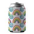 Adorable Smiling Rainbows Clouds Drink Beer Soda Insulated Sleeve ...