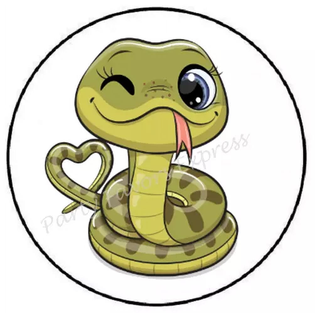 Adorable Snake Sticker Party Favors Sticker Envelope Seals Labels ...