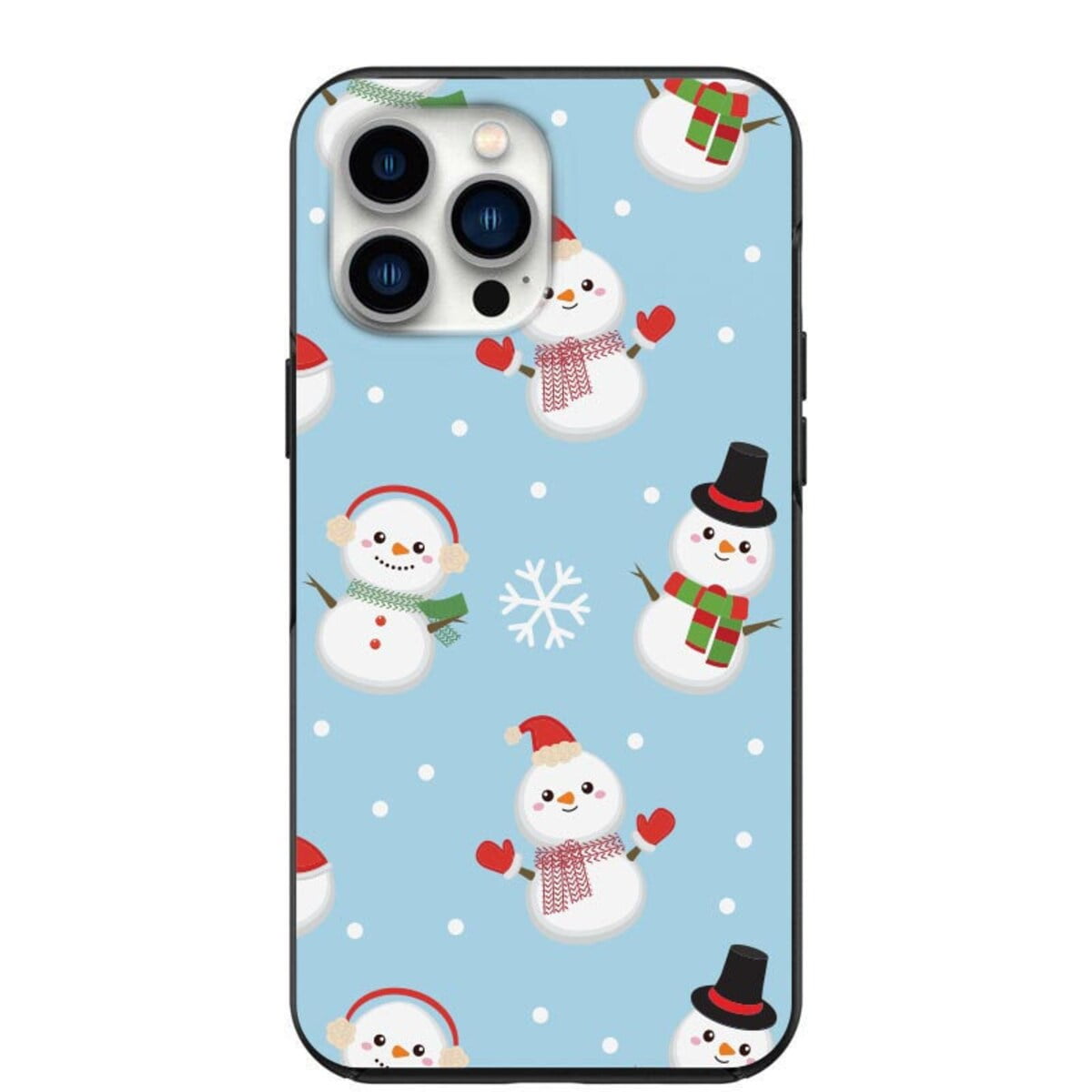 Adorable Snowmen in a Winter Wonderland with iPhone 17 to 11 Pro Max ...