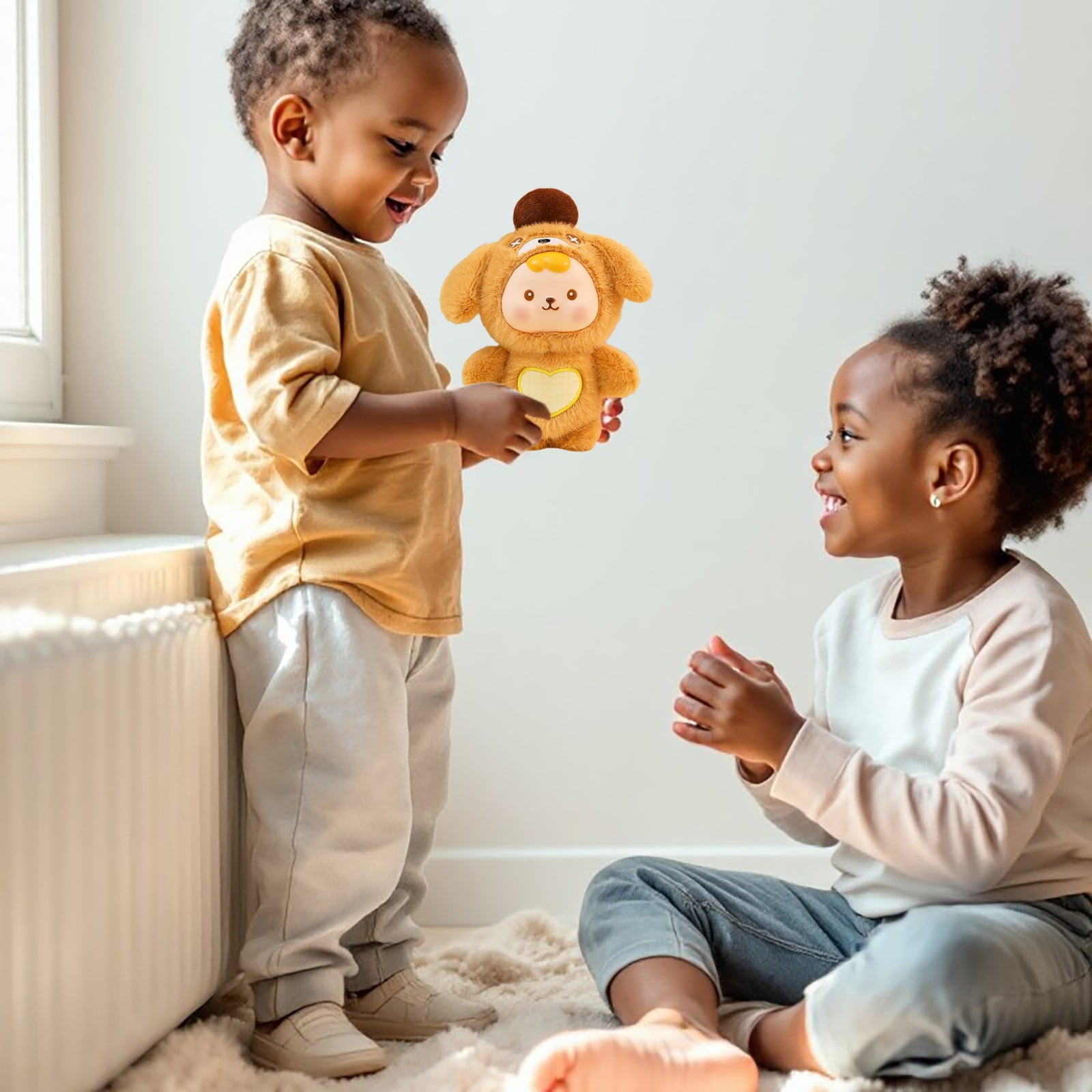 Adorable Soft Plush Stuffed Animal Toy Cute Snuggly Friend for Kids ...