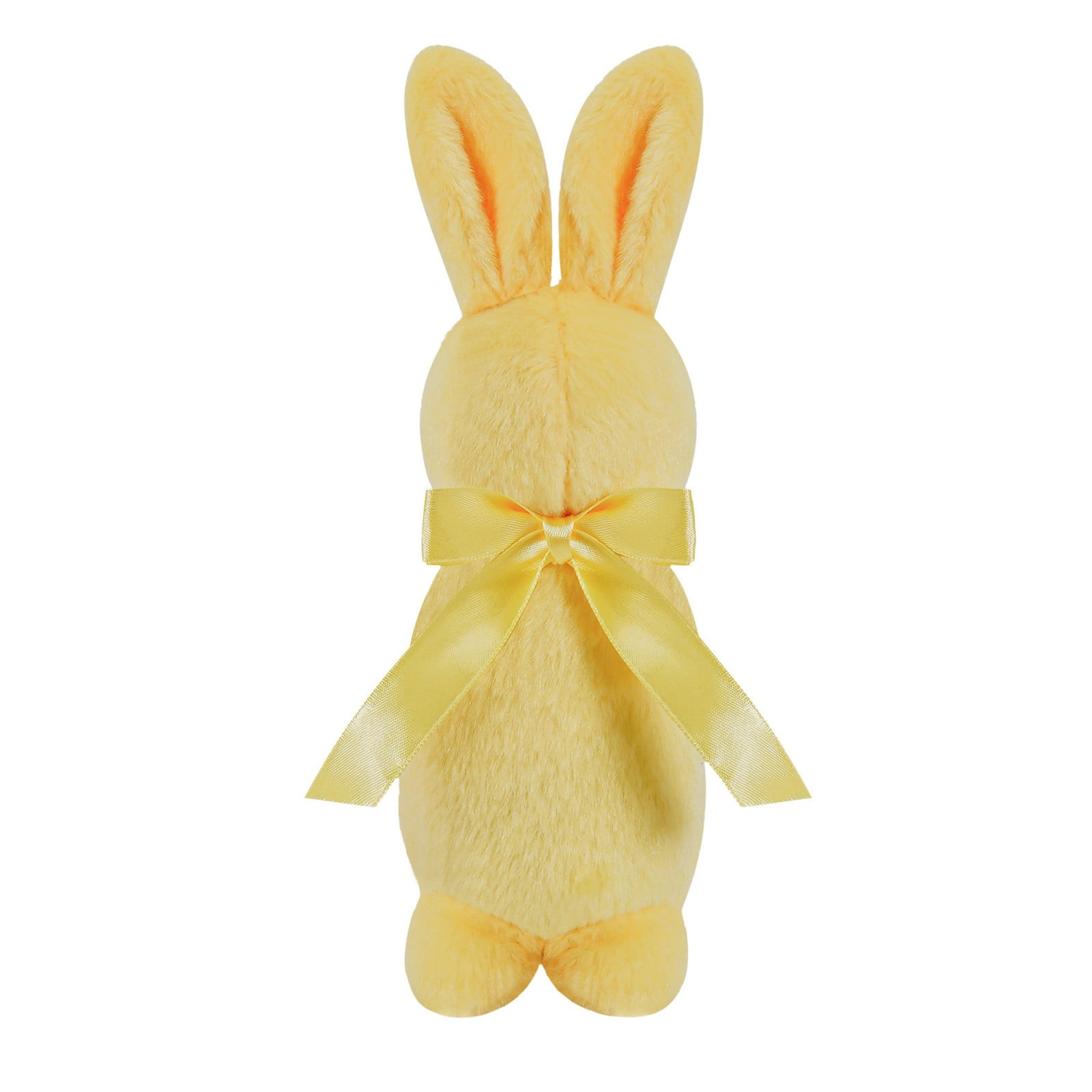 Adorable Soft Yellow Plush Bunny with Ribbon Perfect Cuddly Toy for ...