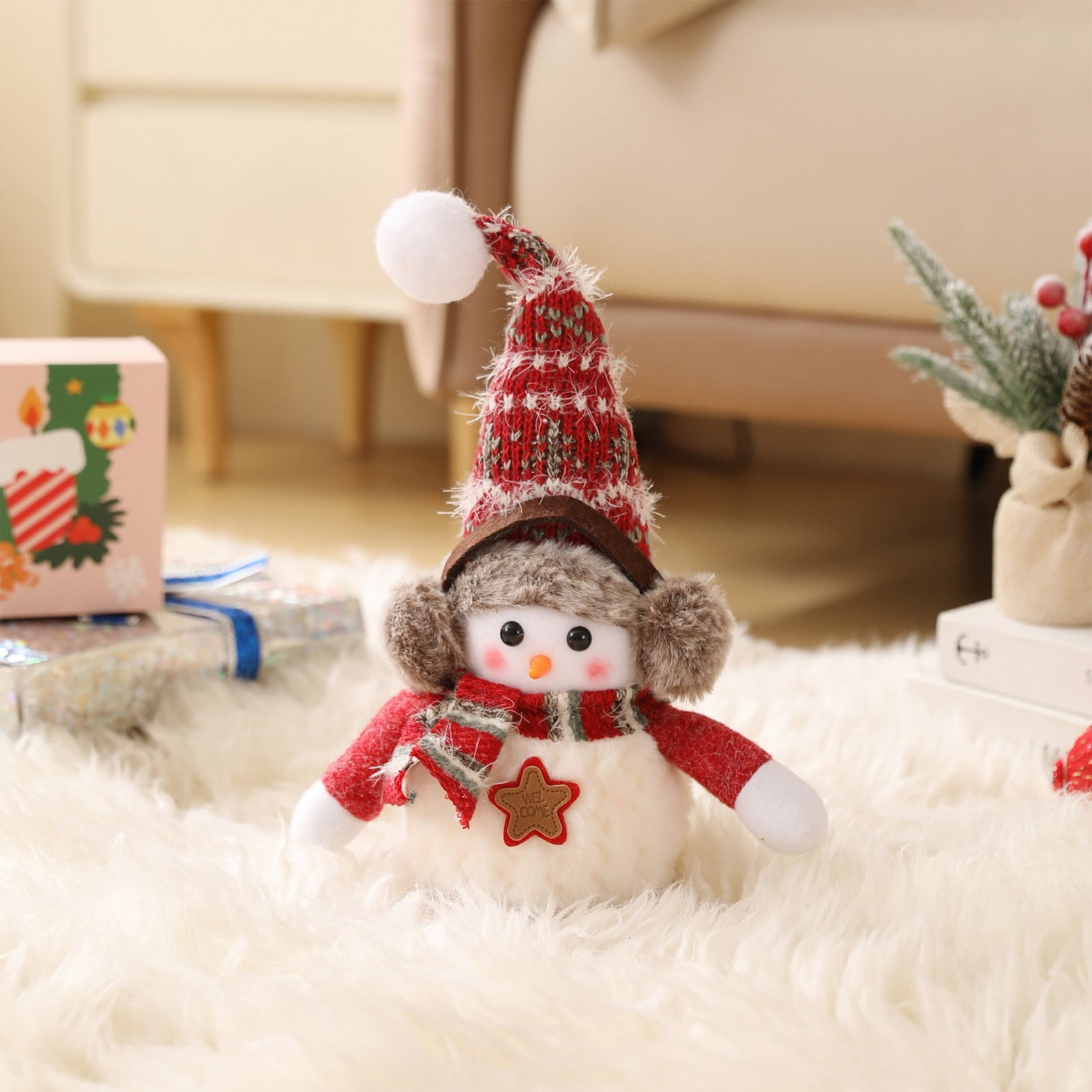 Christmas Clearance Adorable Stacking Snowman Dolls: Festive White ...