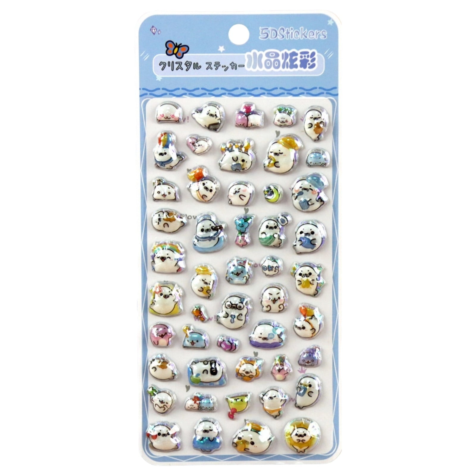 Adorable Sticker Cartoon Stickers Tiny Handcraft Stickers Reusable Tiny ...