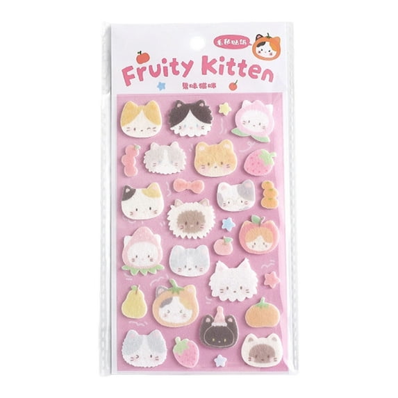 Adorable Sticker Cartoon Stickers Tiny Handcraft Stickers Reusable Tiny ...