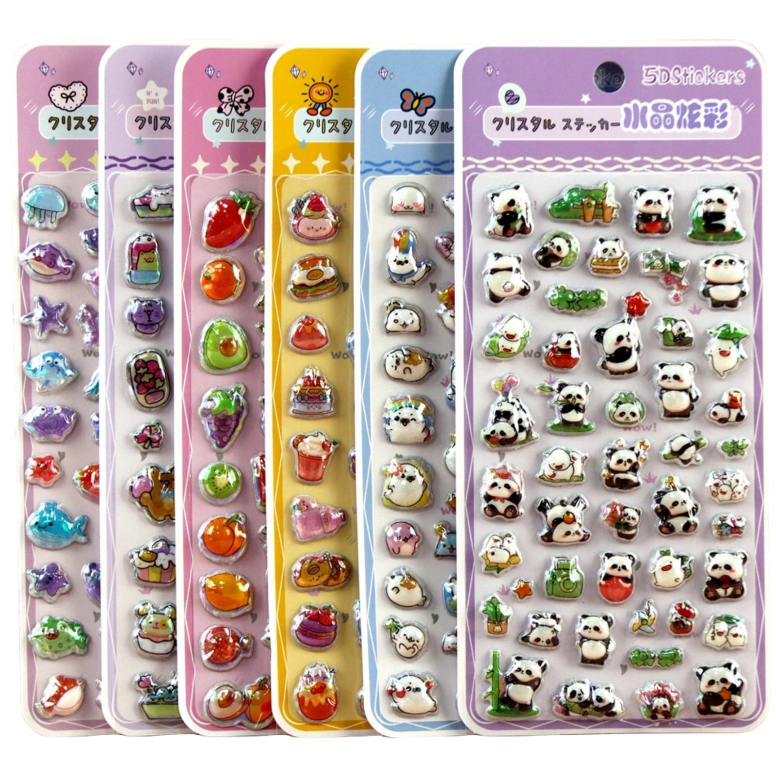 Adorable Sticker Cartoon Stickers Tiny Handcraft Stickers Reusable Tiny ...