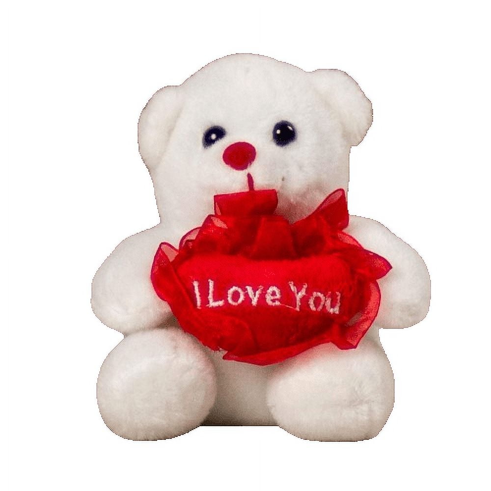 New Adorable Sweetheart 4-inch Valentine Bud Hugger Bear - A Pocket ...