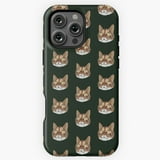 Adorable Tabby Cat Cute Pet Portrait Art Phone Case for iPhone 17 ...