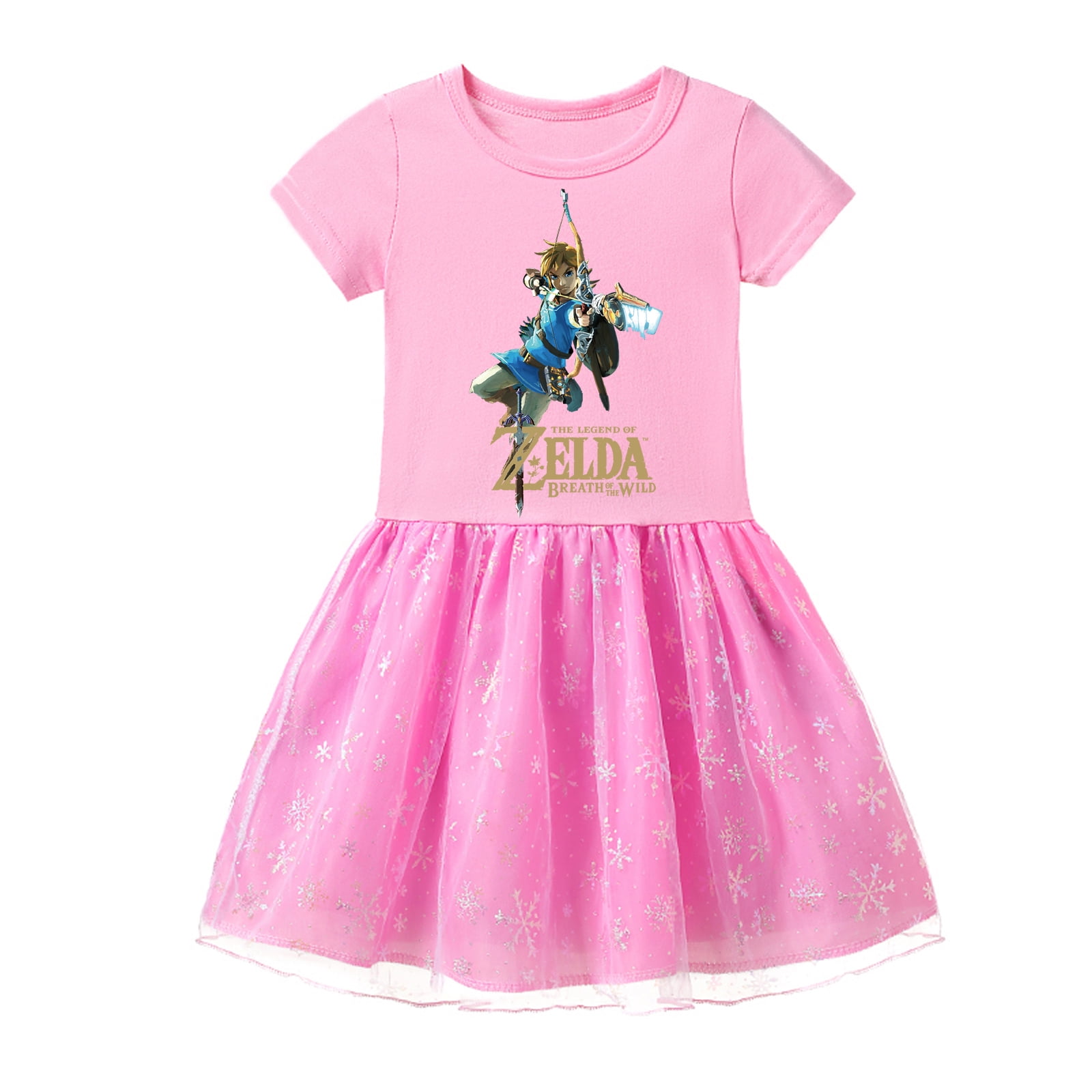 Adorable The Legend of Zelda Summer Dresses for Girls: Short Sleeve ...
