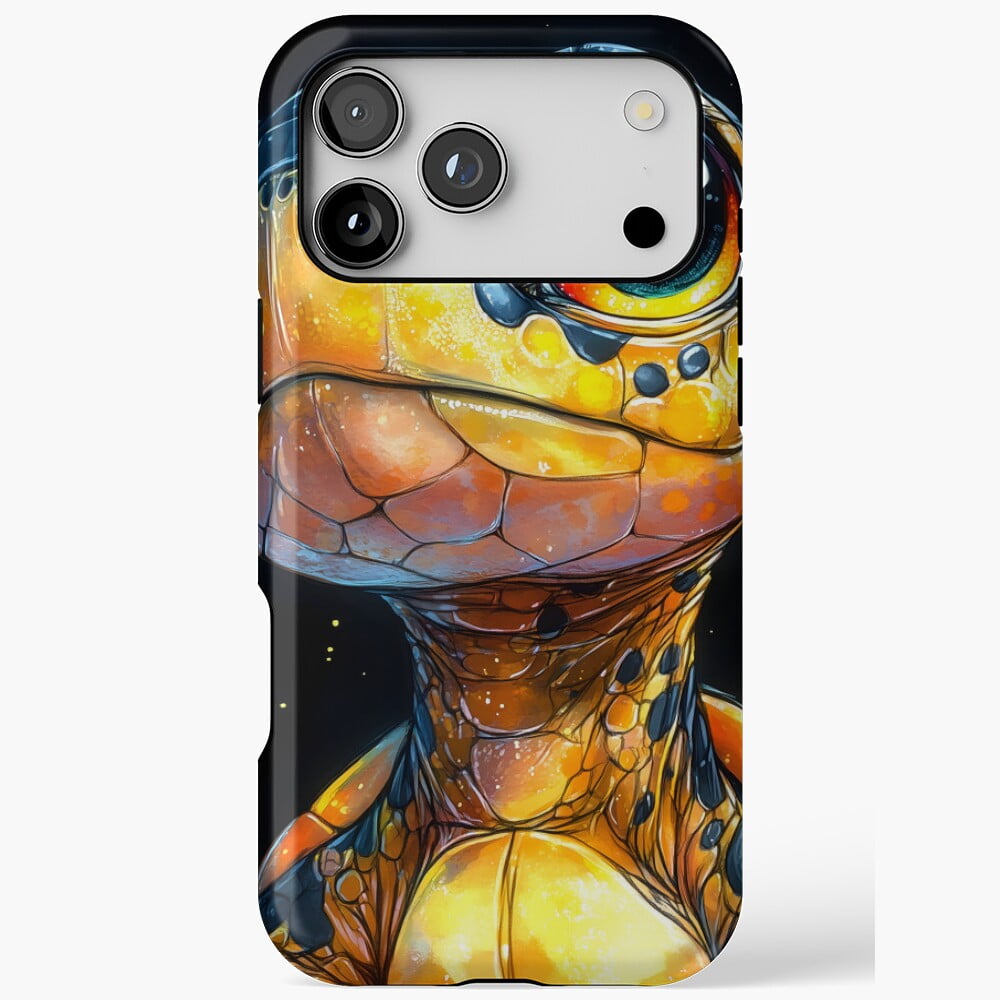 Adorable Tortoise Portrait Galactic Glow Phone Case for iPhone 11 ...