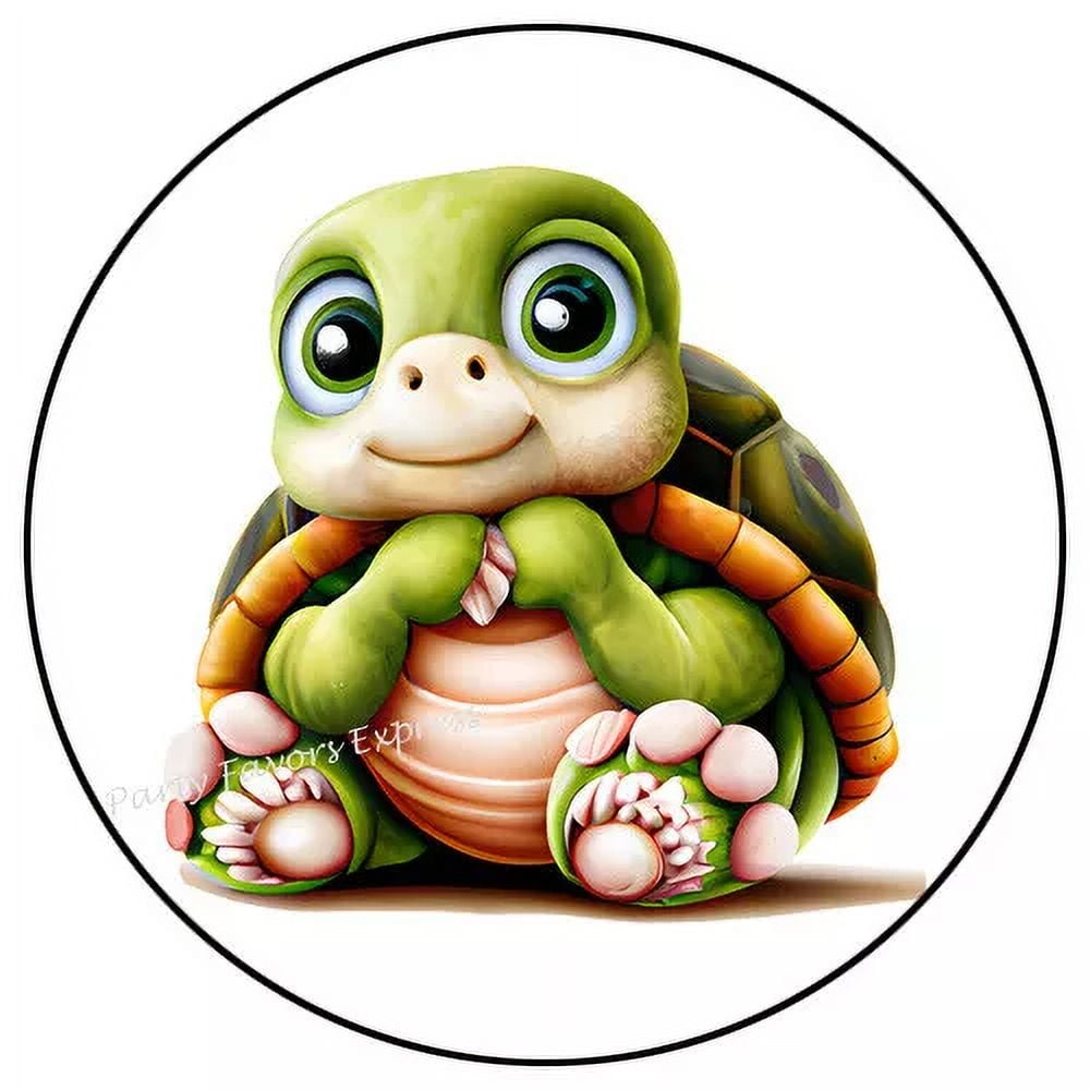 Adorable Turtle Stickers Party Favors Phone Decal Water Bottle Stickers ...