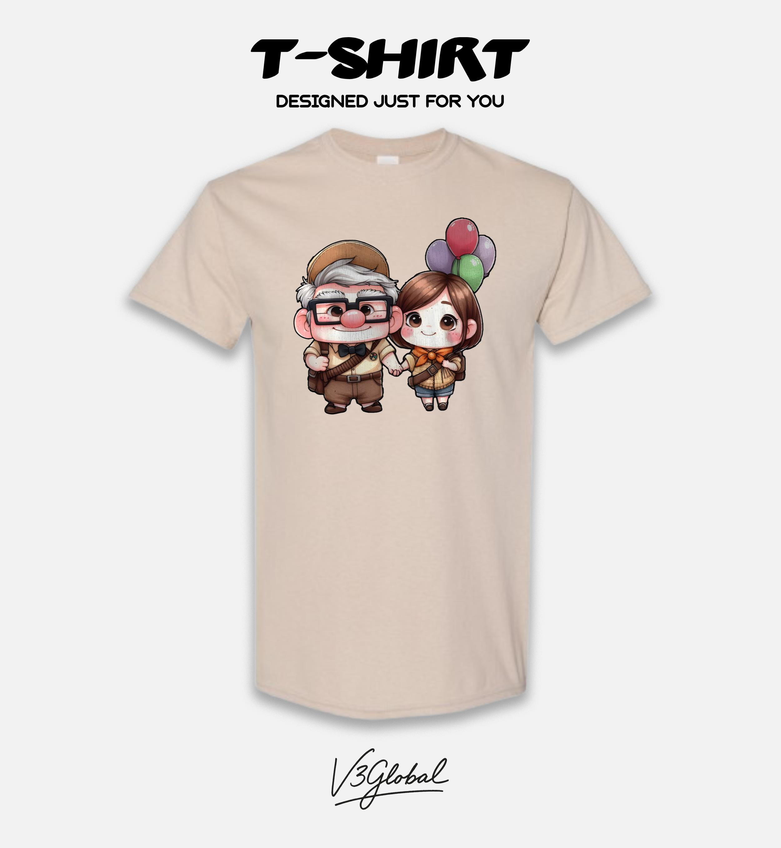 Adorable Up Movie Clipart Carl Ellie Russell Dug Balloon Adventure T ...