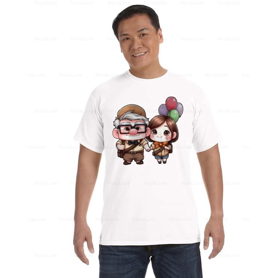 Adorable Up Movie Clipart Comfort Color T-Shirt Whimsical Animated ...