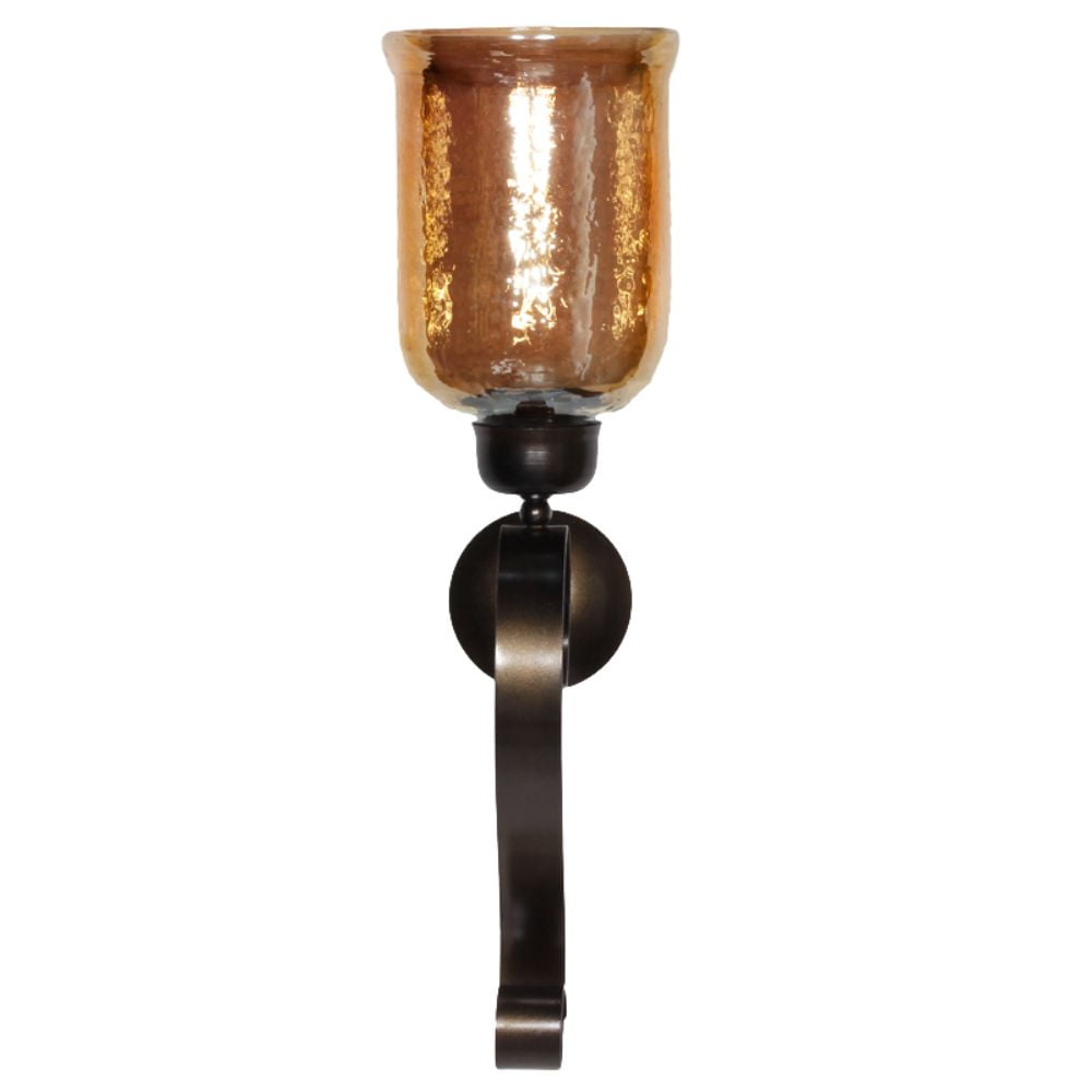 Adorable Wall Scone - Gold Hammered - Walmart.com