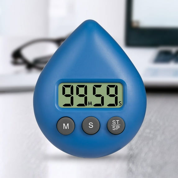 Adorable Water Drop Digital Timer - Countdown with Alarm for Students ...