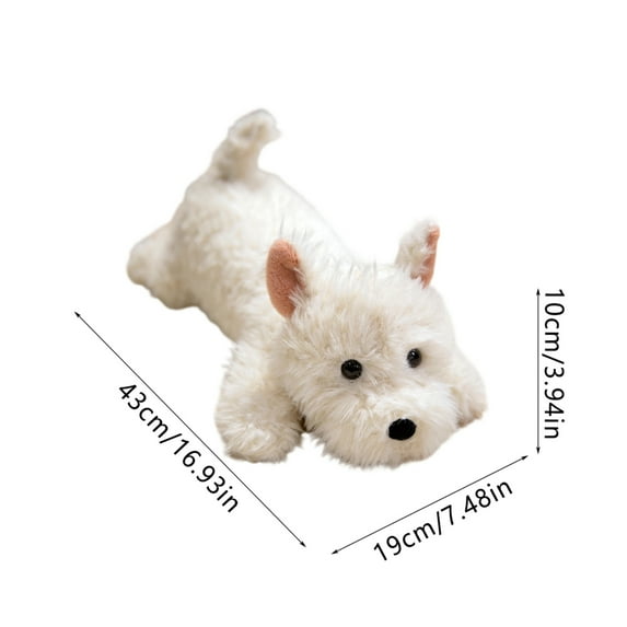 Adorable Westie Stuffed Animal Soft Plush Westie Dog Plush Toy for Kids ...