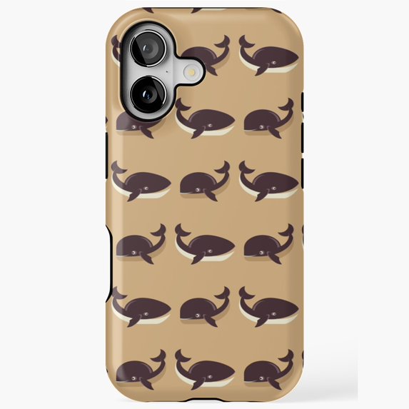Adorable Whales Marine Animal Graphic Phone Case 17 16 15 14 13 12 11 ...
