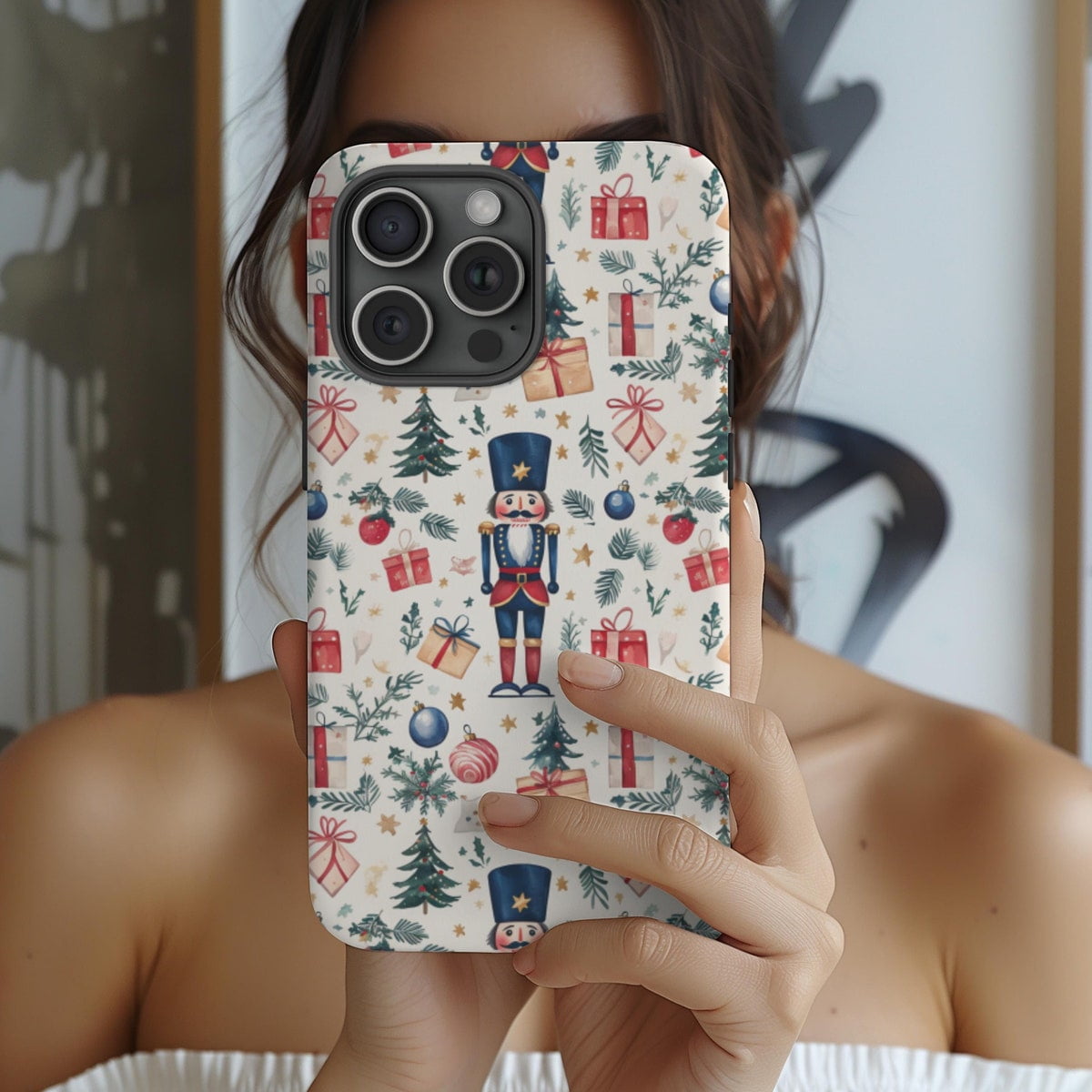 Adorable Winter Holiday Snowman Cute Phone Case with iPhone 17 to 11 ...