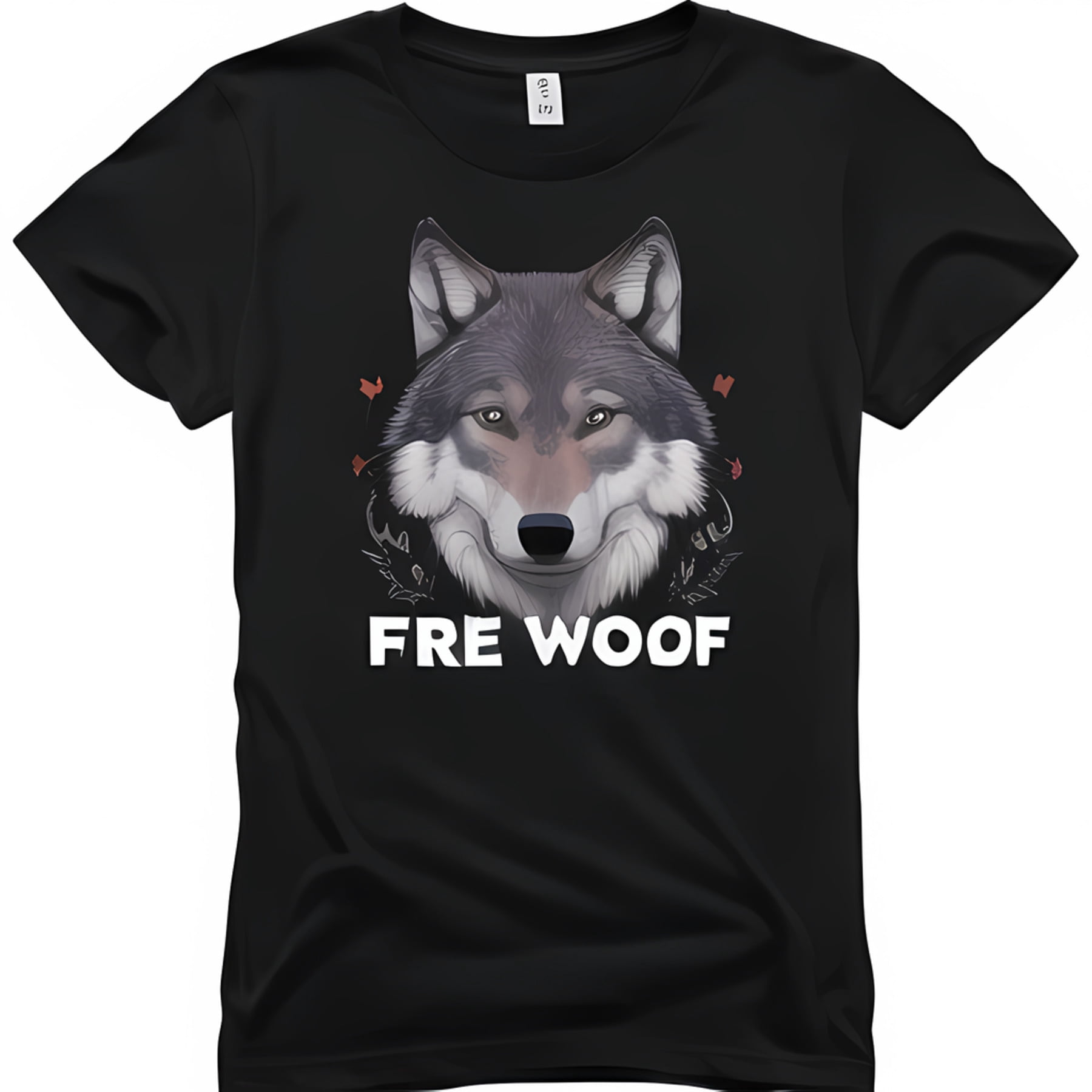 Adorable Wolf Face T-Shirt Design in Style Vector Illustration Artgerm ...