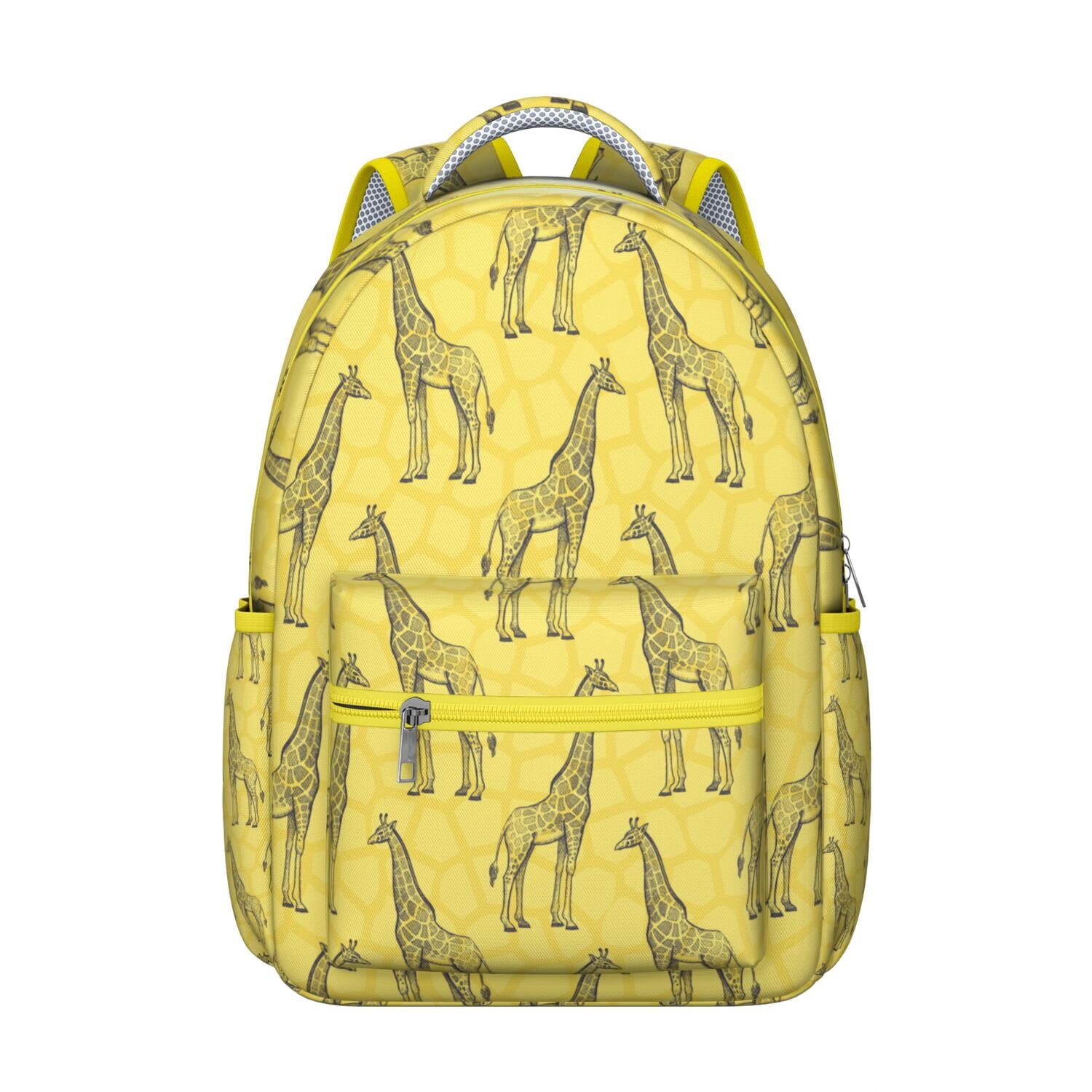 Adorable Woodland Giraffe Design School Backpack - Waterproof ...