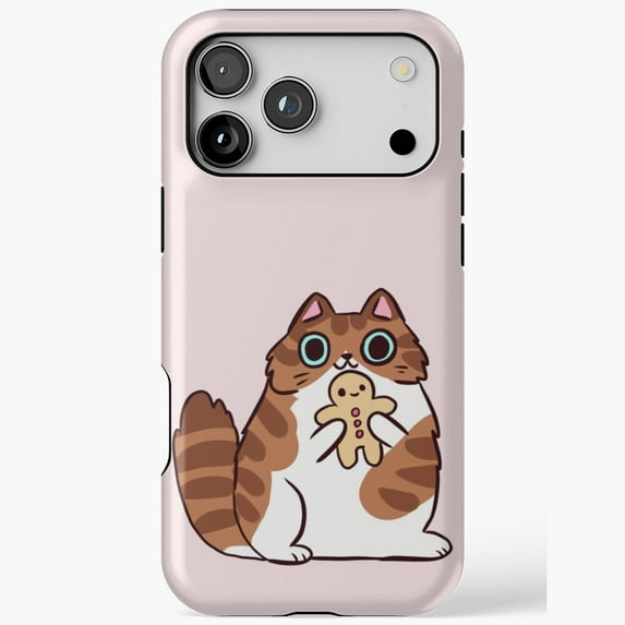 Adorable Xmas Cat Illustration Protective Case for iPhone 11 12 13 14 ...