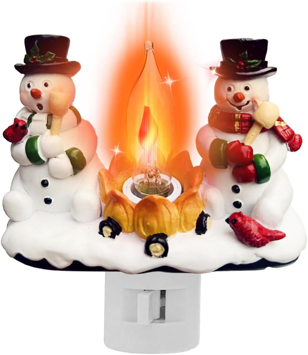 Adorable and Charming Snowman Night Light, with Warm Soft Glow Lighting ...