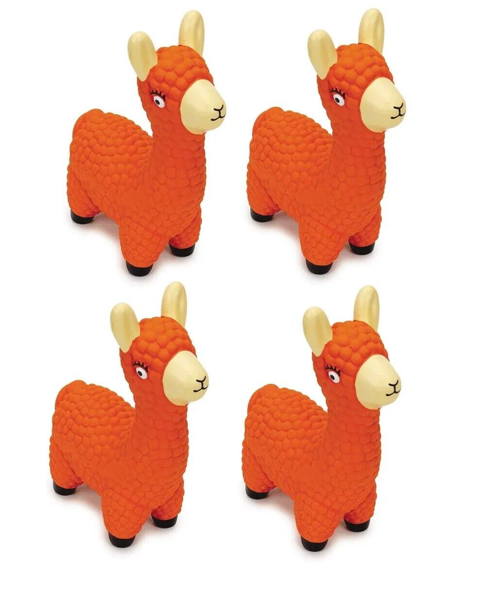 Adorable and Funny Grunting Llama Dog Toy Enticing Play Durable Latex ...