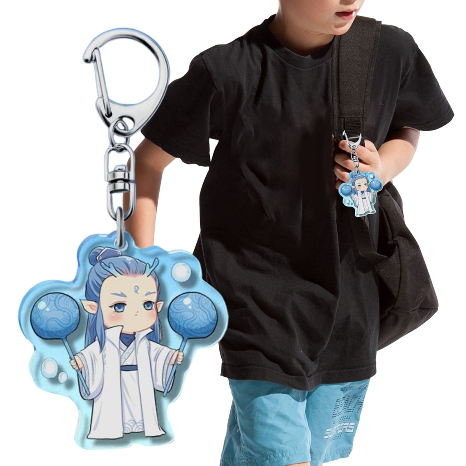 Adoragnes Nezha 2 Acrylic Keychain Nezha 2 The Magi Child's Havoc In ...