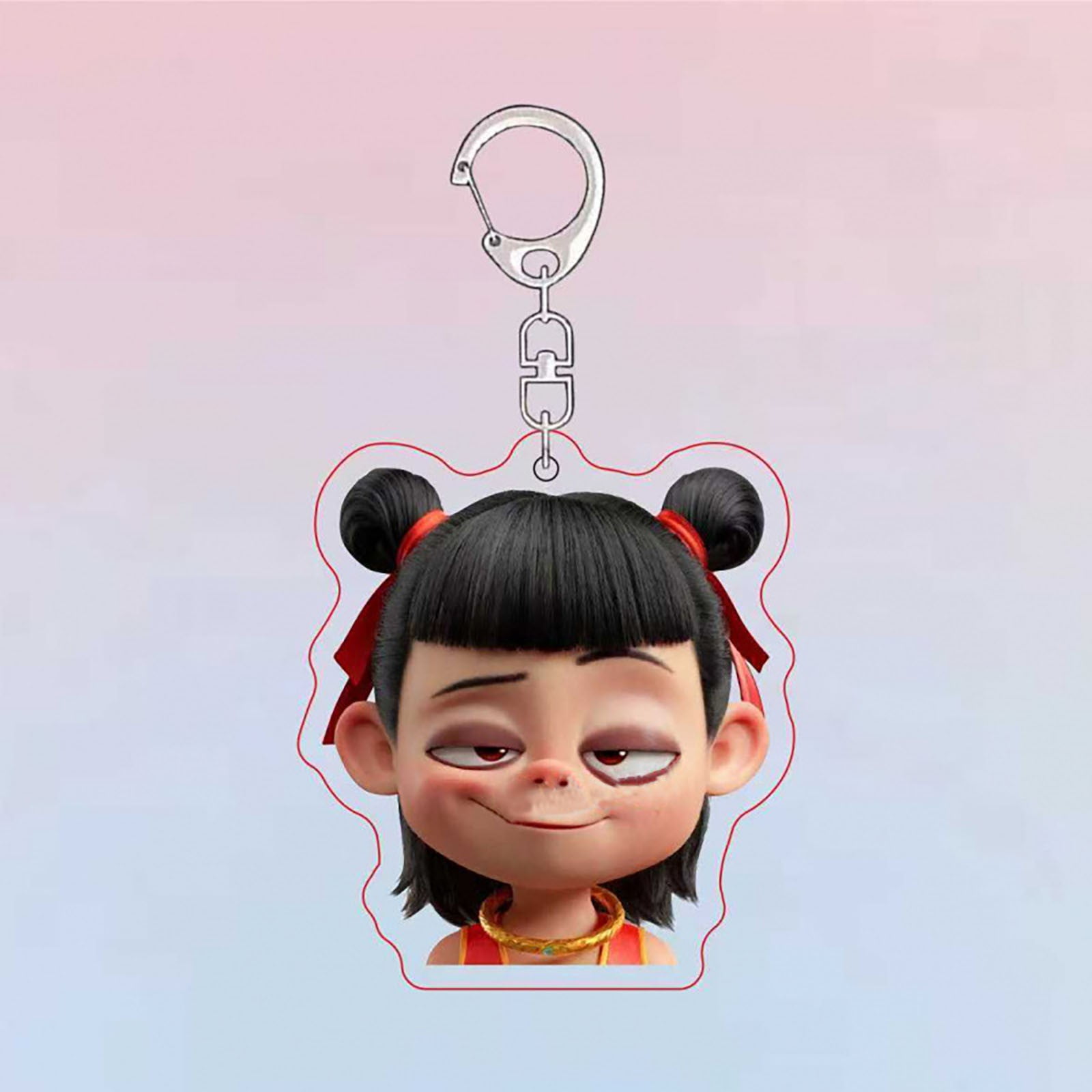 Adoragnes Nezha 2 Anime Acrylic Keychain Nezha 2 Demon Child Turmoil 2D ...