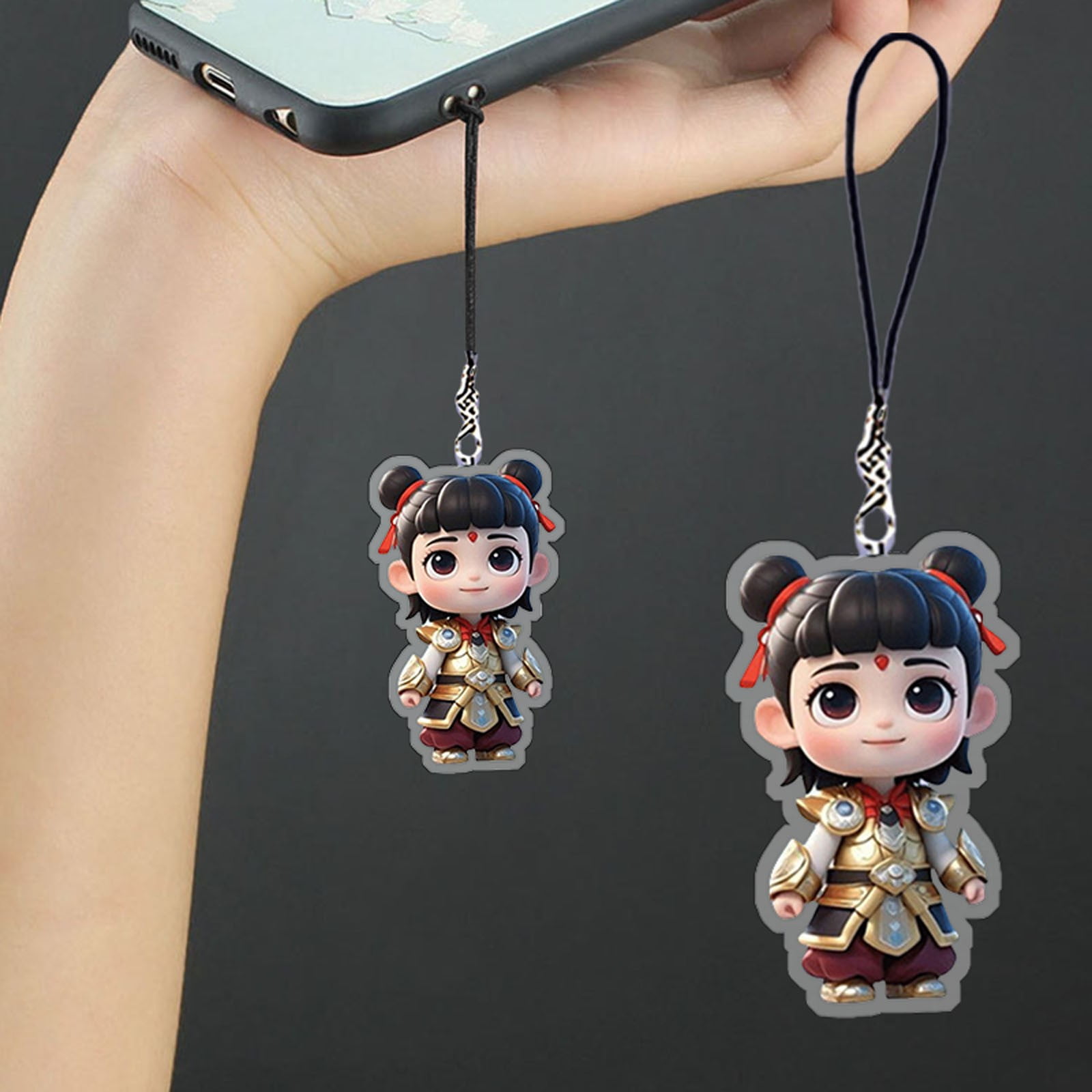 Adoragnes Nezha 2 Anime Acrylic Keychain Nezha 2 The Magi Child's Havoc ...