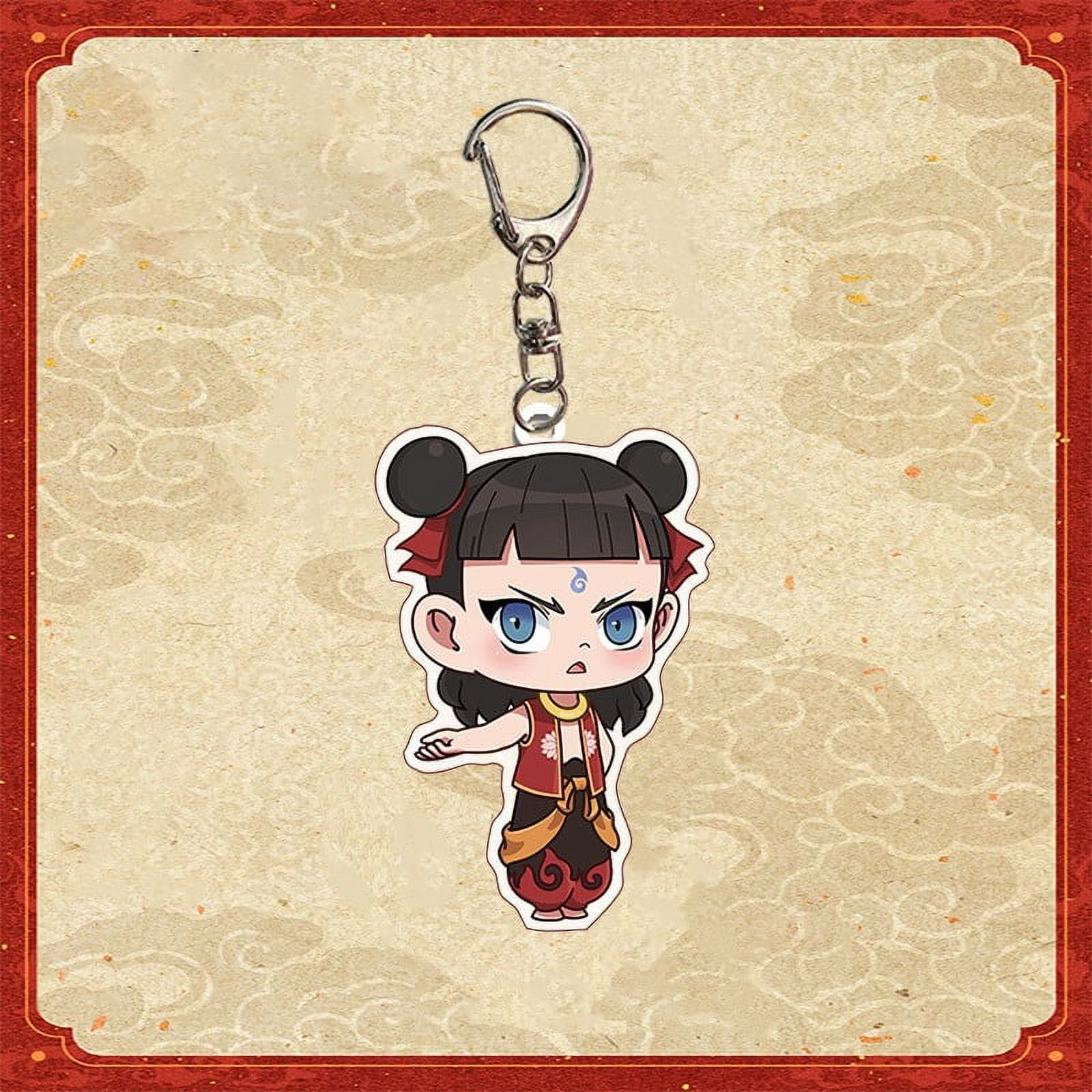 Adoragnes Nezha 2 Anime Acrylic Keychain Nezha 2 The Magi Child's Havoc ...
