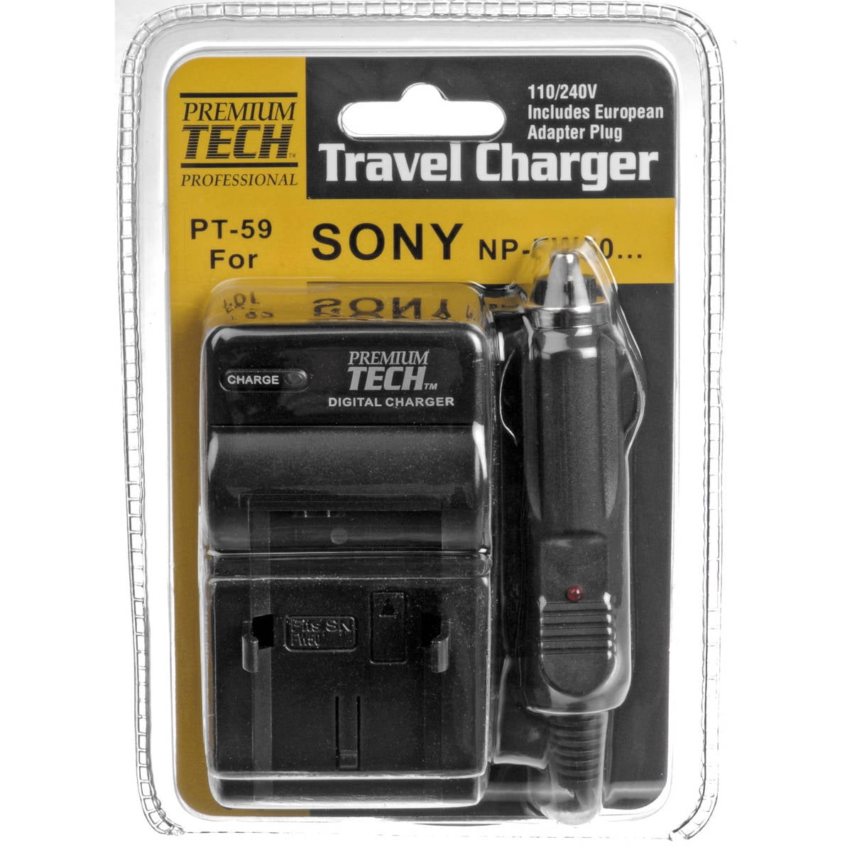 Adorama PT-59 AC/DC Rapid Battery Charger for Sony NP-FW50 - Walmart.com
