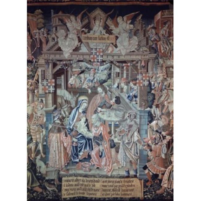Adoration of the Magi 16th Century Tapestry Textiles Flemish Poster ...