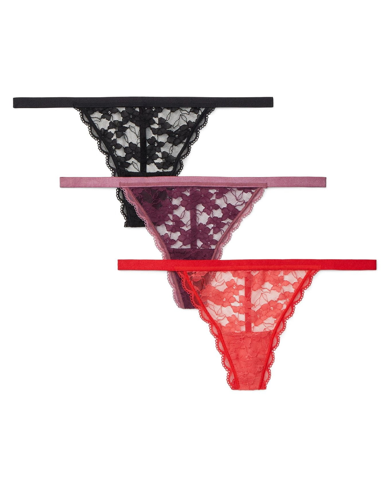 Adore Me Blaire Allover Lace Pack G-String Women's Panties Plus and Regular Sizes - Walmart.com