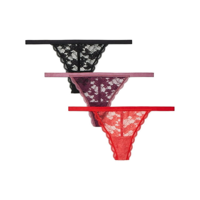 Adore Me Blaire Allover Lace Pack G-String Women's Panties Plus and ...