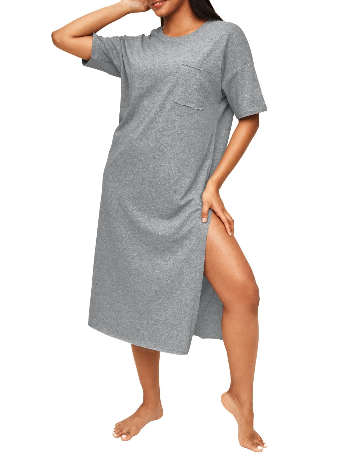 Adore Me Devyn Knit Sleepshirt Women's Plus and Regular Sizes - Walmart.com