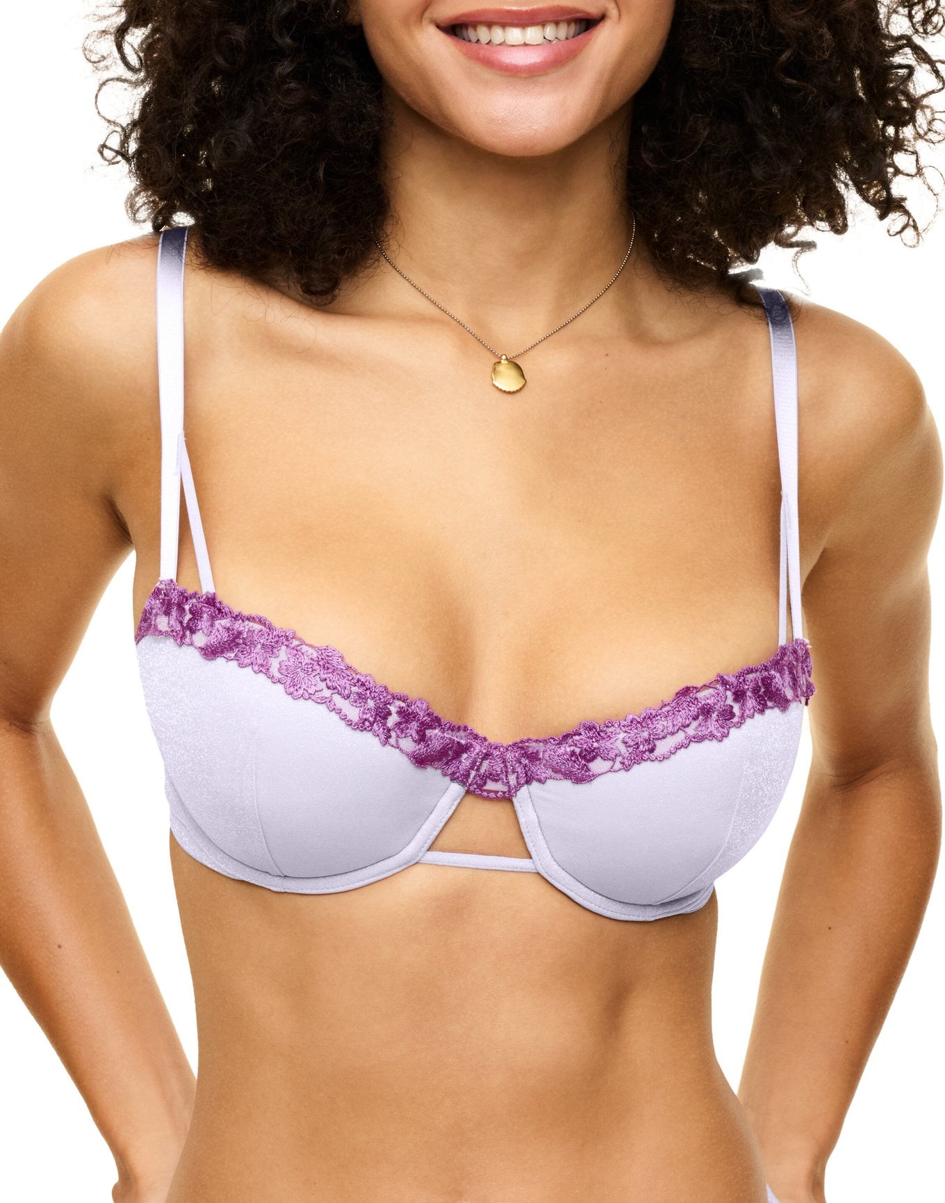 Adore Me Eva Push Up Balconette Women's Bra Plus and Regular Sizes - Walmart.com