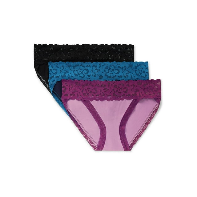 Adore Me Joanie Cotton Pack Bikini Women's Panties Plus and Regular ...