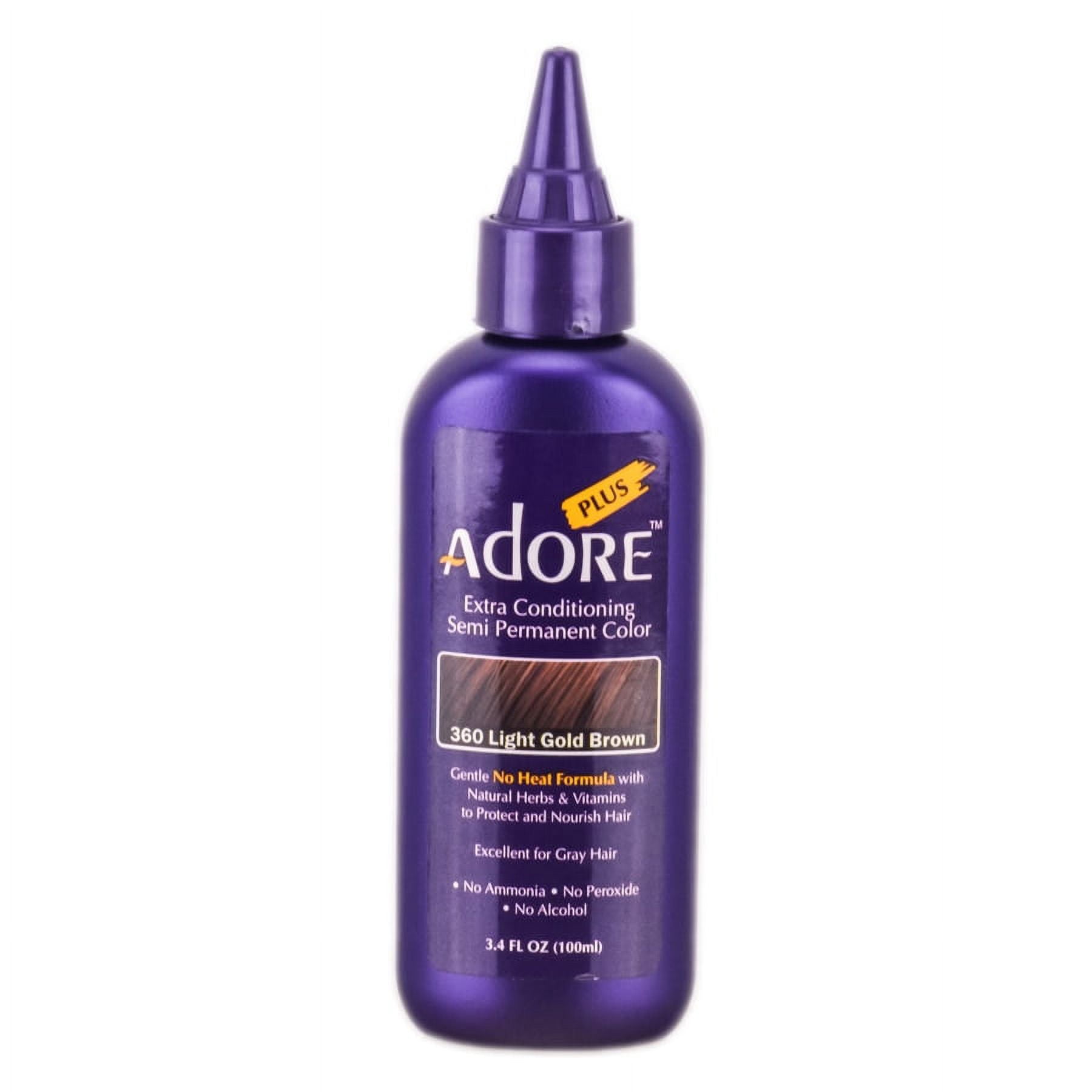 Adore PLUS 360 Light Gold Brown , ADORE Creative Image Shining SEMI ...