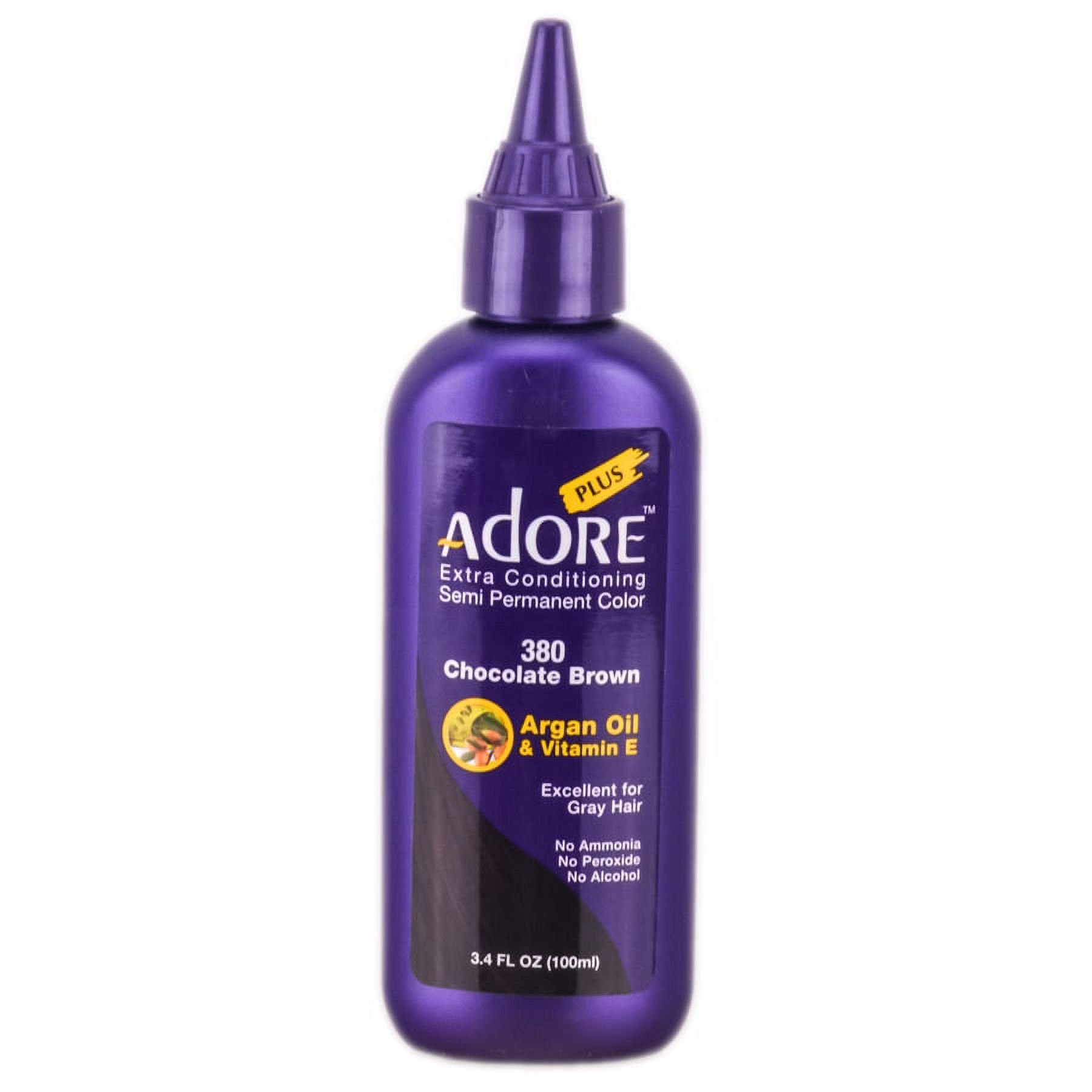 Adore PLUS 380 Chocolate Brown , ADORE Creative Image Shining SEMI-PERMANENT Hair Color, NO ...