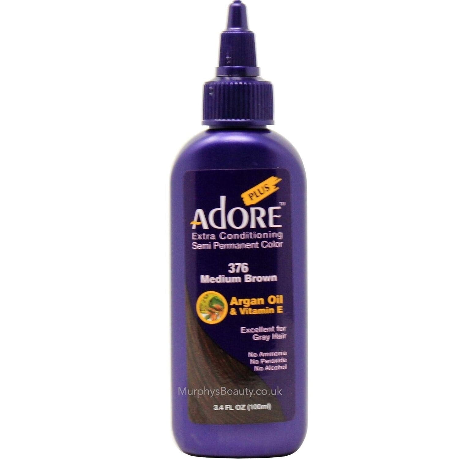 Adore PLUS Semi Permanent Color #376 Medium Brown, 3.4 Oz.. - Walmart.com
