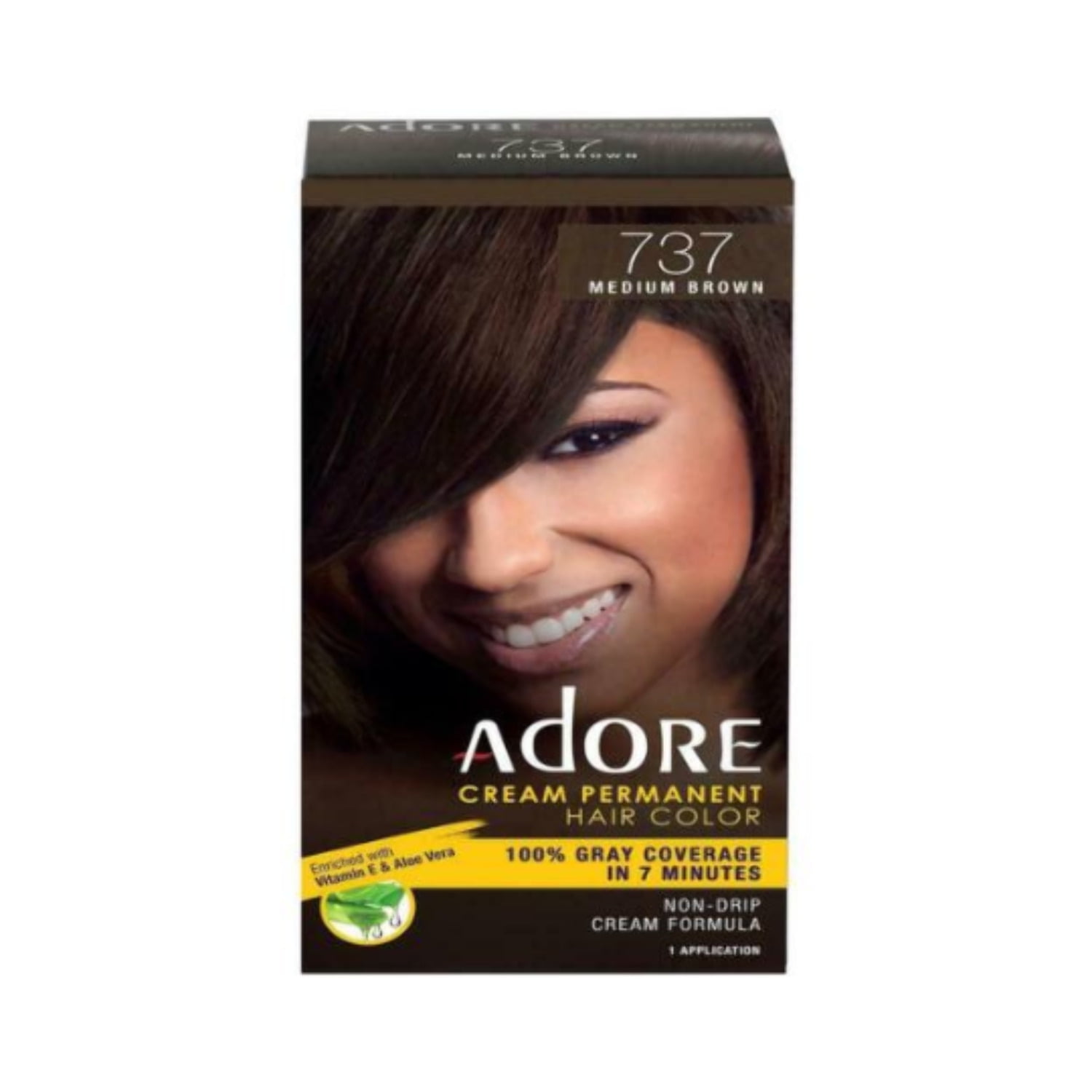 Adore Cream Permanent Hair Color 100% Gray Coverage - Choose Color - Walmart.com