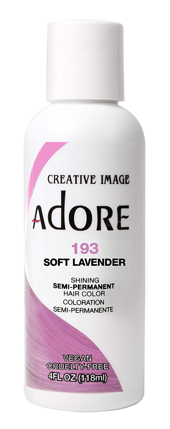 Adore Semi-Permanent Hair Color #193 Soft Lavender, 4 oz - Walmart.com